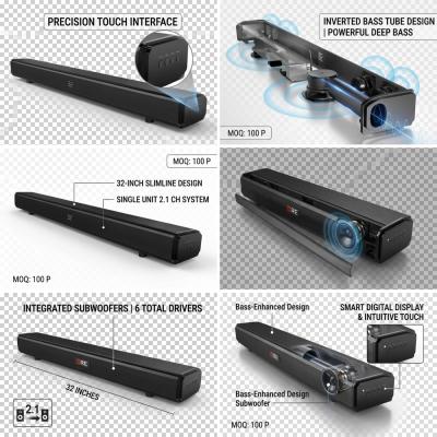 China Home Theater Soundbar system ASW100-2.1UK 100W Karaoke Microphone Subwoofer for sale