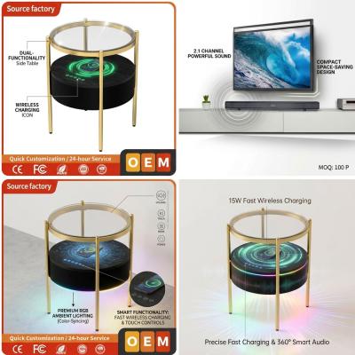 China Smart home audio manufacturer C9 30W Modern Side Accent Modern Living Room Wireless Streaming for sale