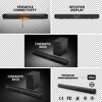 China Wireless Soundbar Speaker ASW120-2.1U 100W 2.1CH Subwoofer Theater Surround Sound for sale