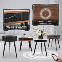 China Smart Coffee Table AT105 5W Charging Station Built Wireless Charging Modern Living Room for sale
