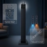 China Home Karaoke Speaker AT620 80W RMS Tower DSP Karaoke Party Tower Design Powerful Bass for sale
