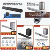 China Bluetooth Soundbar Speaker AS-P1 10W 2.0 Channel Audio Super Bass TV Audio Wireless Streaming for sale