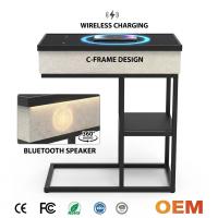 China Wireless Charging Side Table ATC639 30W Door Gate Bedside Bedside Table Modern Bedroom for sale