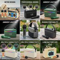 China Wireless Portable Bluetooth Speaker BT448 5W Karaoke Outdoor Party Long Battery Waterproof for sale