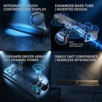 China Home Theater Soundbar system ASW150-2.1UR 120W Heavy Bass Immersive Audio Cinema Sound for sale