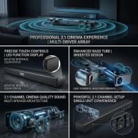 China Home Theater Soundbar system ASW240-5.1DOLBY 150W 200W CH Heavy Bass Immersive Audio for sale