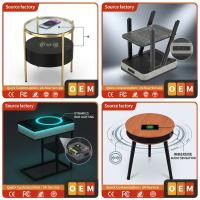 China Smart Home Furniture C11 30W RMS Tempered Glass Wireless Charging Modern Living Room for sale