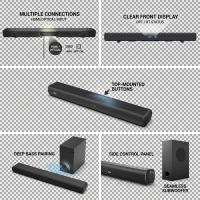 China Wireless Soundbar Speaker ASW120-2.1U 100W Subwoofer Channel Surround Sound ARC HDMI for sale