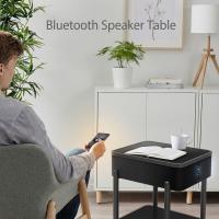 China Bluetooth Speaker Table ATC609L 30W RMS 20W Hotel Room Wireless Charging Nightstand for sale