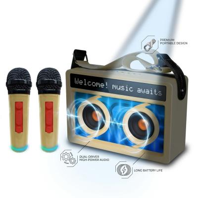 China Wireless Portable Bluetooth Speaker BT448 5W Karaoke Outdoor Party Long Battery Waterproof for sale