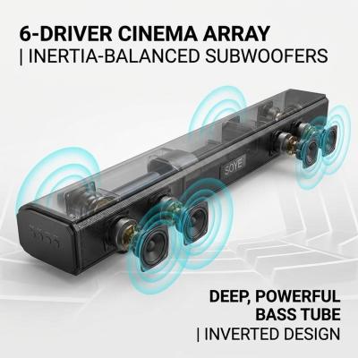 China Home Theater Soundbar system ASW150-2.1UR 120W Heavy Bass Immersive Audio Cinema Sound for sale