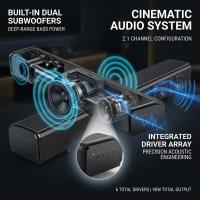 China Home Theater Soundbar system ASW150-2.1UR 120W 3D 4.1 Subwoofer Heavy Bass Immersive Audio for sale