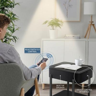 China Bluetooth Speaker Table ATC700L 30W RMS Charging 360 Bedside Wireless Charging Nightstand for sale