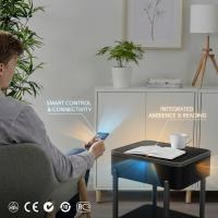 China Bluetooth Speaker Table ATC609L 30W RMS 20W Hotel Room Wireless Charging Nightstand for sale
