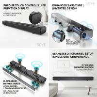 China Home Theater Soundbar system ASW150-2.1UR 120W 3D 4.1 Subwoofer Heavy Bass Immersive Audio for sale