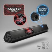 China Bluetooth Soundbar Speaker AS460S-2.0 30W 44cm Short Computer Super Bass TV Audio for sale