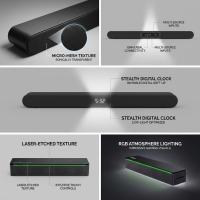 China PC Soundbar Speaker AS-P1 2.0CH 40cm Short Desktop Audio Monitor Speaker Video Calls for sale