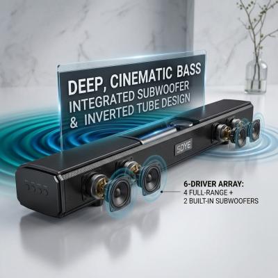 China Home Theater Soundbar system AS510-2.1 100W 2.1CH DSP Heavy Bass Immersive Audio for sale