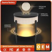 China Bluetooth table speaker manufacturer Table AT600R 20W 10W Coffee Wireless Charging Nightstand Modern Bedroom for sale