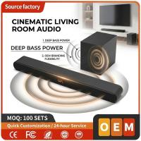 China TV Soundbar Speaker ASW540-2.1 60W DSP Subwoofer Bluetooth 5.0 Home Theater Deep Bass for sale