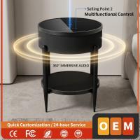 China Bluetooth Speaker Table ATC609L 30W RMS 20W Hotel Room Wireless Charging Nightstand for sale