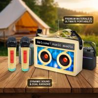 China Wireless Portable Bluetooth Speaker C155 20W RGB Wall Mount Outdoor Party Long Battery for sale