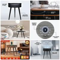 China Smart Coffee Table AT105 5W Audio Desktop NFC Wireless Charging Modern Living Room for sale