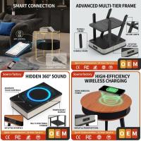 China Smart Home Furniture C11 10W RMS Charging MDF Wireless Charging Modern Living Room for sale