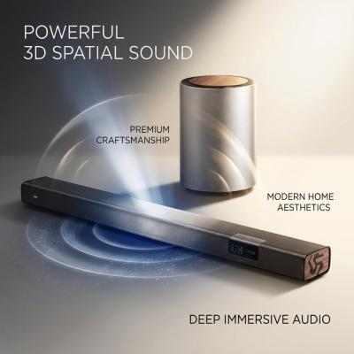 China Bluetooth Soundbar Speaker AS460S-2.0 30W 44cm Short Computer Super Bass TV Audio for sale