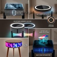 China Smart Table With Speaker AT700 20W Charging Living Room Wireless Charging Modern Bedroom for sale