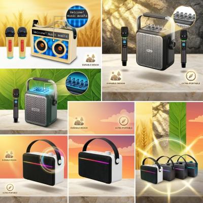 China Wireless Portable Bluetooth Speaker C155 20W RGB Wall Mount Outdoor Party Long Battery for sale