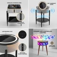 China Smart Table With Speaker ATC700 30W 5.1 Charging Living Wireless Charging Modern Bedroom for sale