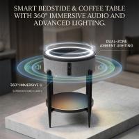 China Smart Table With Speaker AT700 20W Charging Living Room Wireless Charging Modern Bedroom for sale