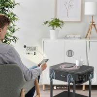 China Bluetooth table speaker manufacturer Table AT600R 20W 10W Coffee Wireless Charging Nightstand Modern Bedroom for sale