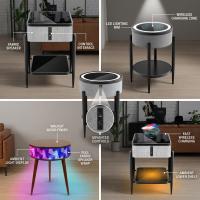 China Smart Table With Speaker AT700 20W Charging Living Room Wireless Charging Modern Bedroom for sale