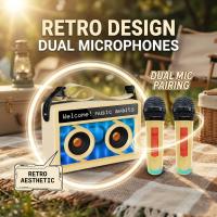 China Wireless Portable Bluetooth Speaker C15 20W RGB Wall‑Mounted & Outdoor Party Long Battery for sale