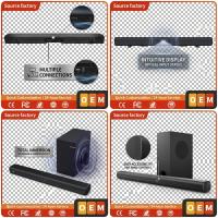 China Wireless Soundbar Speaker AS510-2.1 100W Karaoke Microphone High Surround Sound ARC HDMI for sale