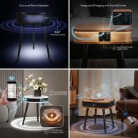 China Smart Coffee Table AT106 5W Rectangle Charger Wireless Charging Modern Living Room for sale