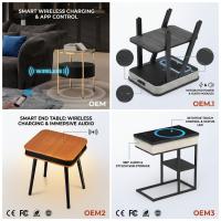 China Smart Home Furniture C11 10W RMS Charging Rectangle End Wireless Charging Modern Living Room for sale