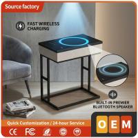 China Wireless Charging Side Table AT700 30W RMS 10W Karaoke Bedside Table Modern Bedroom for sale