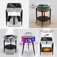 China Smart Table With Speaker ATC639 65W Charging Modern Bedside Wireless Charging Modern Bedroom for sale