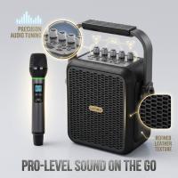 China Wireless Portable Bluetooth Speaker AK3 30W Karaoke IP54 TWS Outdoor Party Long Battery for sale