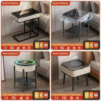 China Wireless Charging Side Table AT700 30W RMS 10W Karaoke Bedside Table Modern Bedroom for sale