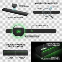 China PC Soundbar Speaker AS-P1 10W Compact Mini Desktop Audio Monitor Speaker Video Calls for sale