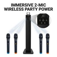 China Home Karaoke Speaker AS680-2.1 150W RMS ARC Karaoke Party Tower Design Powerful Bass for sale
