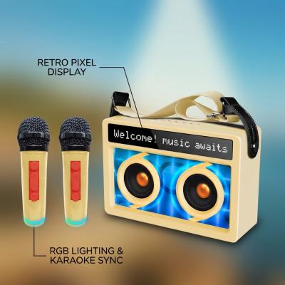 China Wireless Portable Bluetooth Speaker C15 20W RGB Wall‑Mounted & Outdoor Party Long Battery for sale
