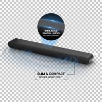 China PC waterproof Soundbar Speaker AS1821 45CM RGB Compact Desktop Audio Monitor Speaker Video Calls for sale