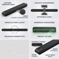 China PC Soundbar Speaker AS-P1 10W Compact Mini Desktop Audio Monitor Speaker Video Calls for sale