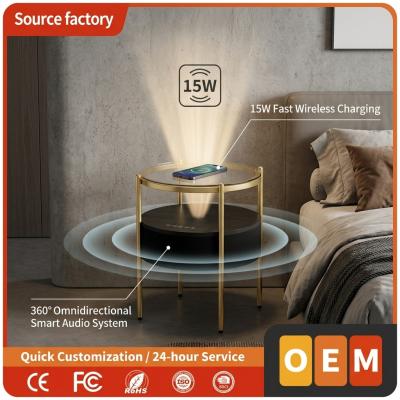 China Smart speaker manufacturer AT600R 5W 4 Multifunctional Desktop Modern Living Room Wireless Streaming for sale