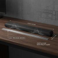 China PC waterproof Soundbar Speaker AS1821 45CM RGB Compact Desktop Audio Monitor Speaker Video Calls for sale
